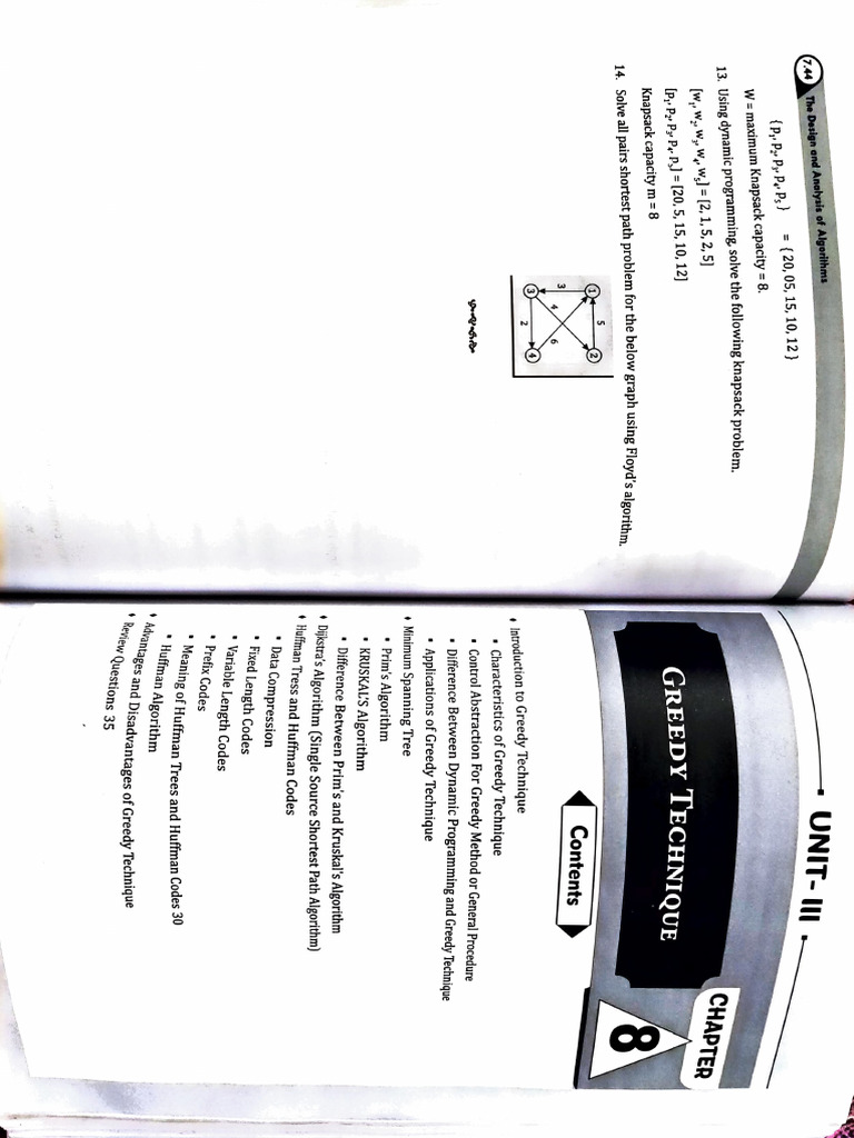 Design and Analysis of Algorithms 8 | PDF