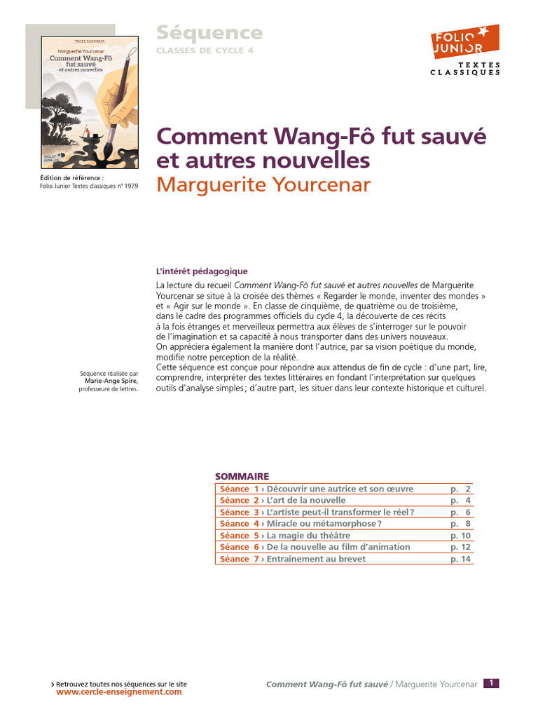 Wang-Fo Sequence | PDF