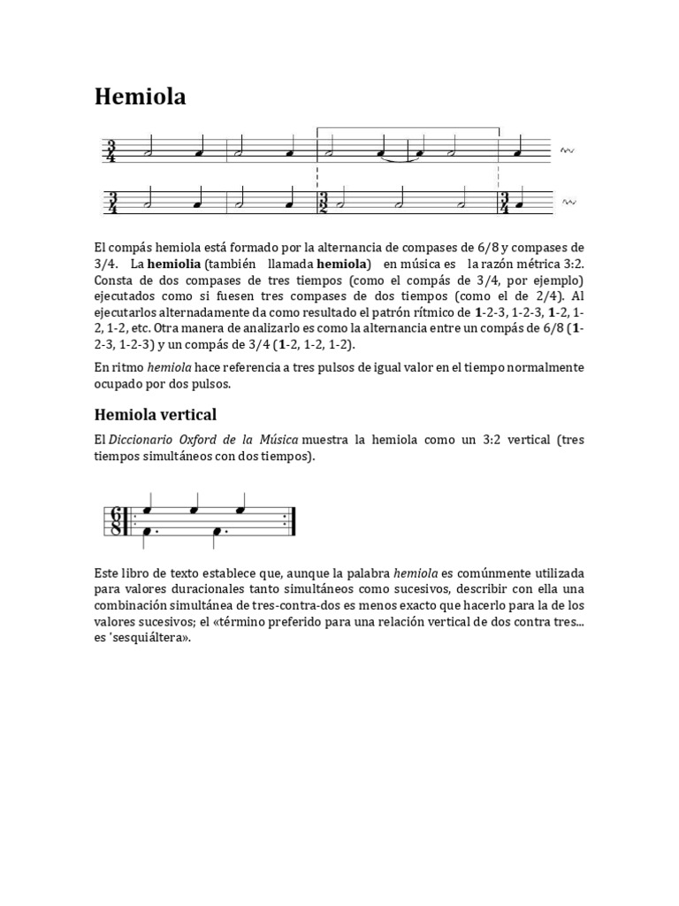 Hemiola | PDF