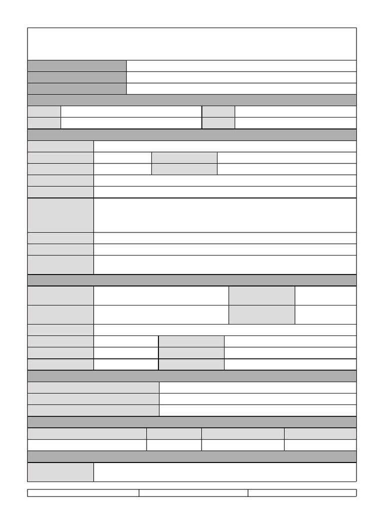 Application Summary Form | PDF