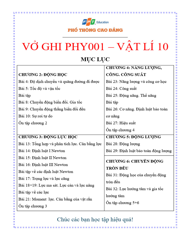 V Ghi PHY001 | PDF