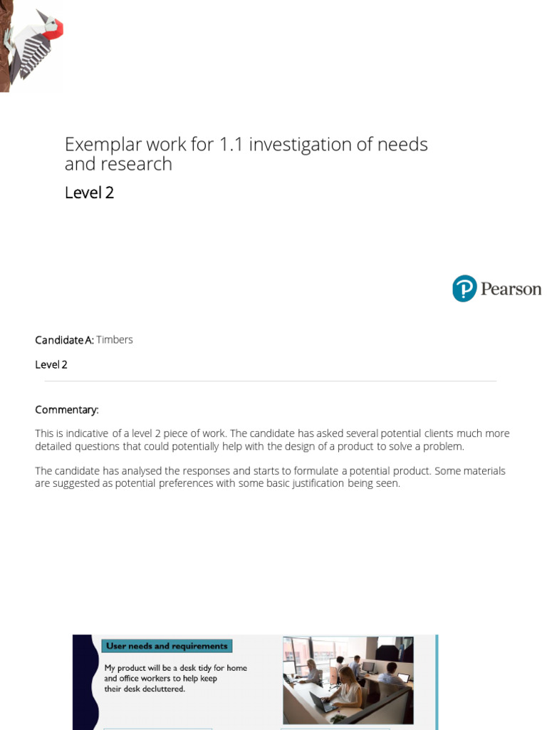 1 1 Investigation of Needs and Research Level 2 | PDF