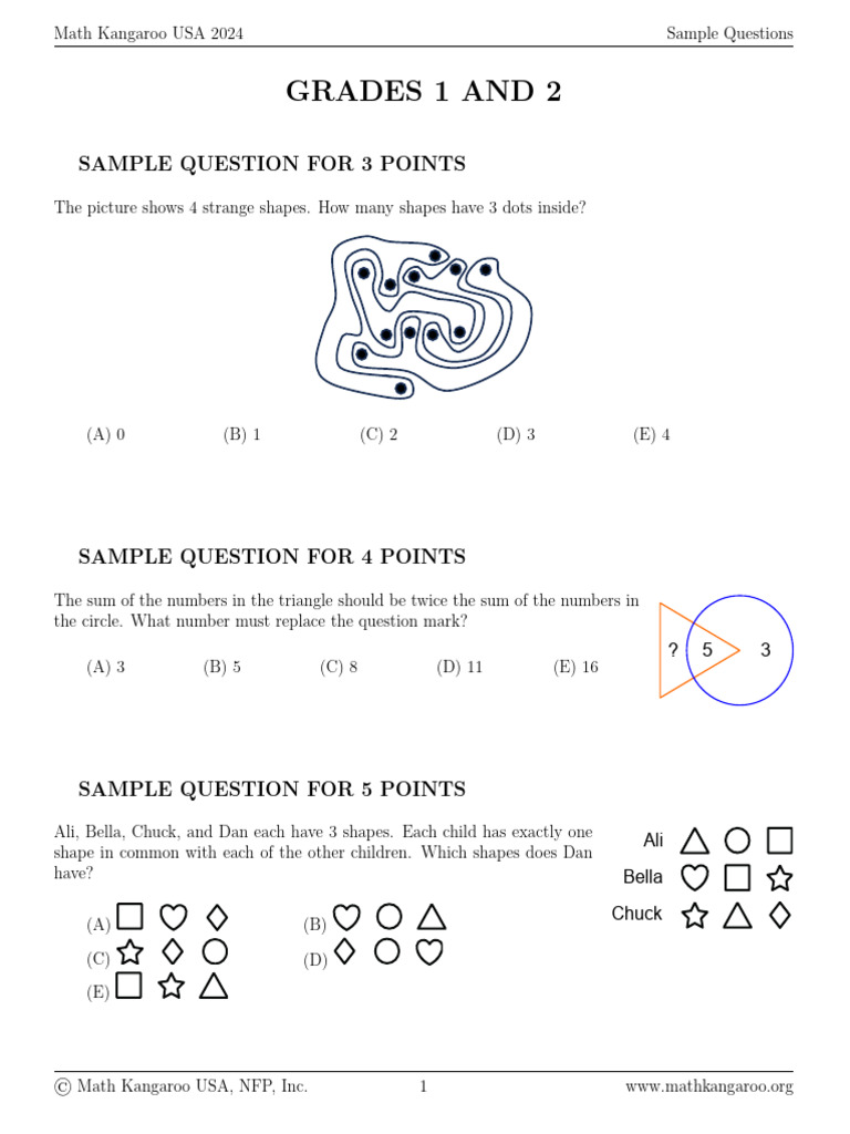 2024 MK Sample Questions | PDF
