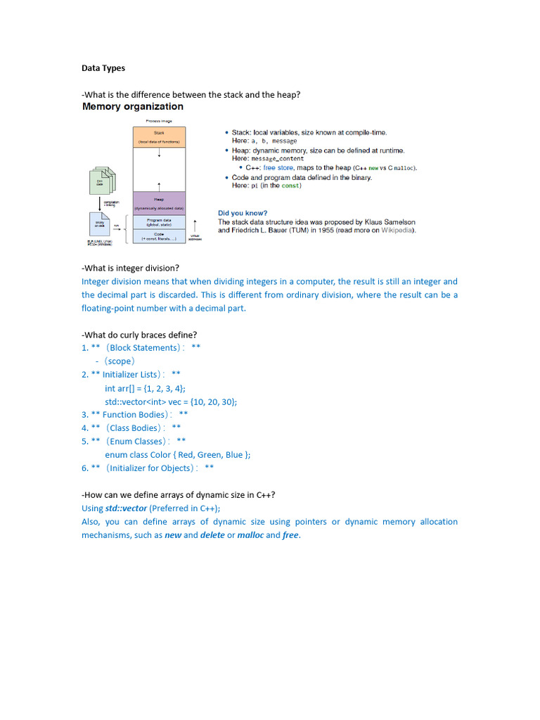 Tutorial Notes - Datatypes | PDF Tutorial Notes - Datatypes | PDF