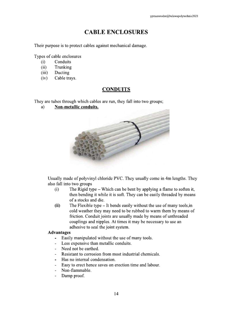OULC Lecture13 Cable Enclosures | PDF