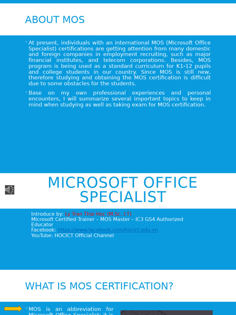 PowerPoint - Project 02 - About MOS | PDF