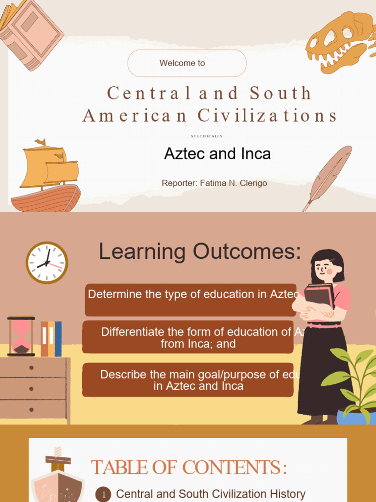 Central and South American Civilizations Inca Aztec | PDF