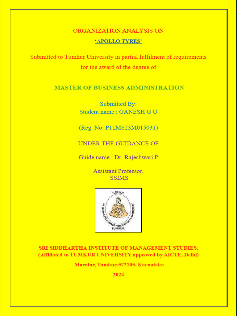 Organization Analysis On 777777 | PDF