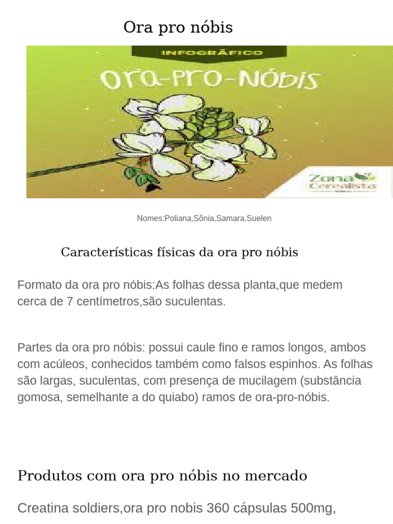 Ora Pro Nóbis | PDF