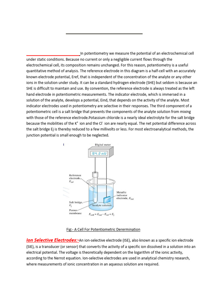 AC4 Electroanalytical Methods | PDF