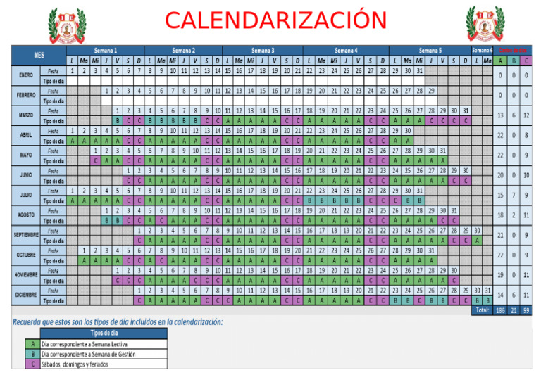 Calendarización 2024 | PDF