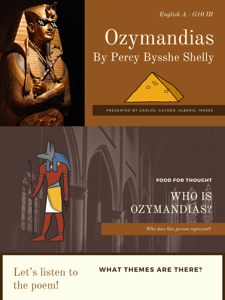 Ozymandias by Percy Bysshe Shelley | PDF