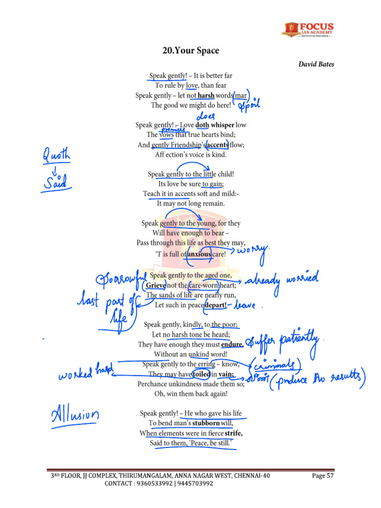 20.YOUR SPACE POEM | PDF