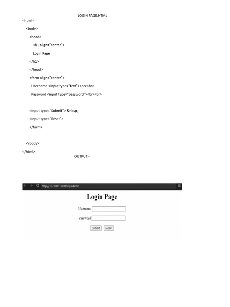 LOGIN | PDF