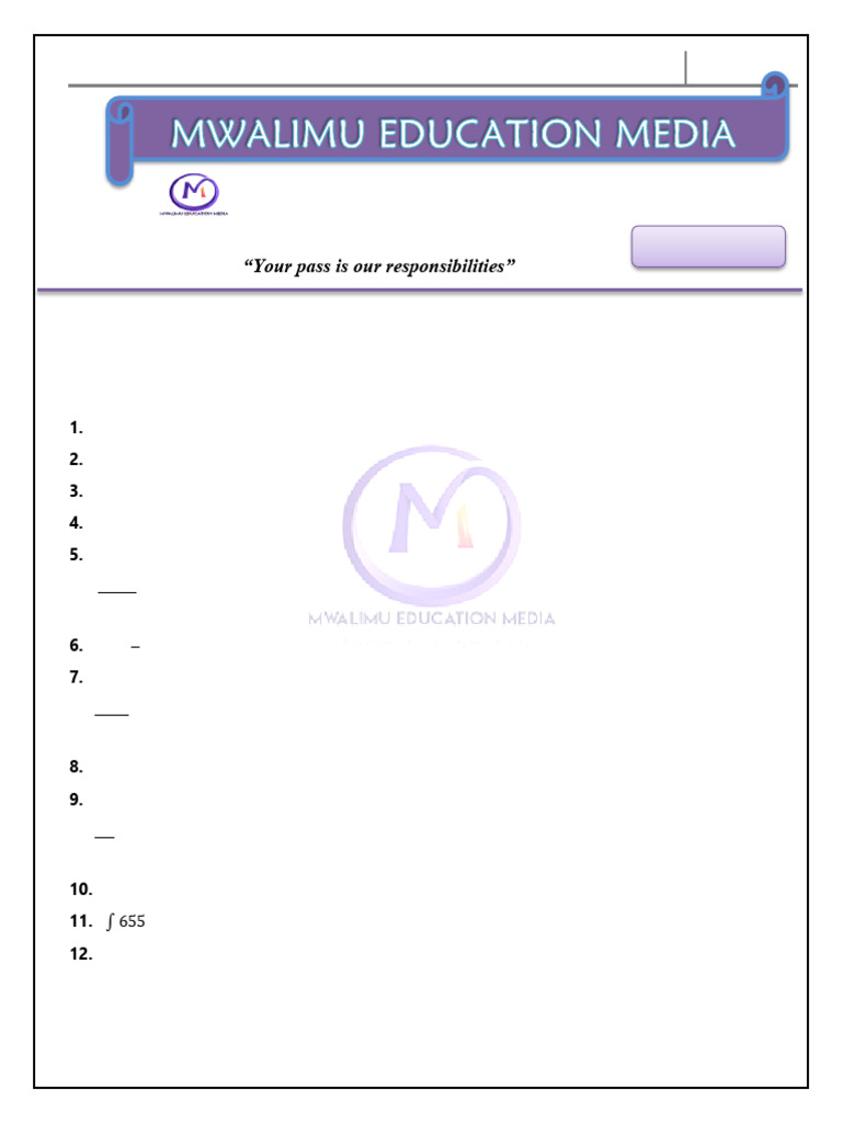 Hisabati DRS Iii | PDF