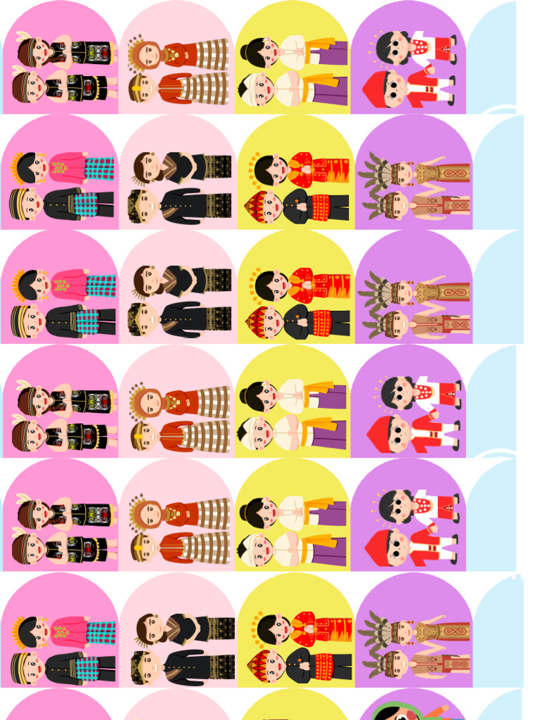 Border Papan Baju Adat | PDF