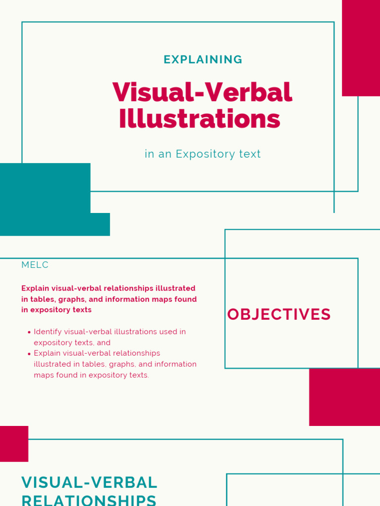 Visual Verbal Illustrations | PDF