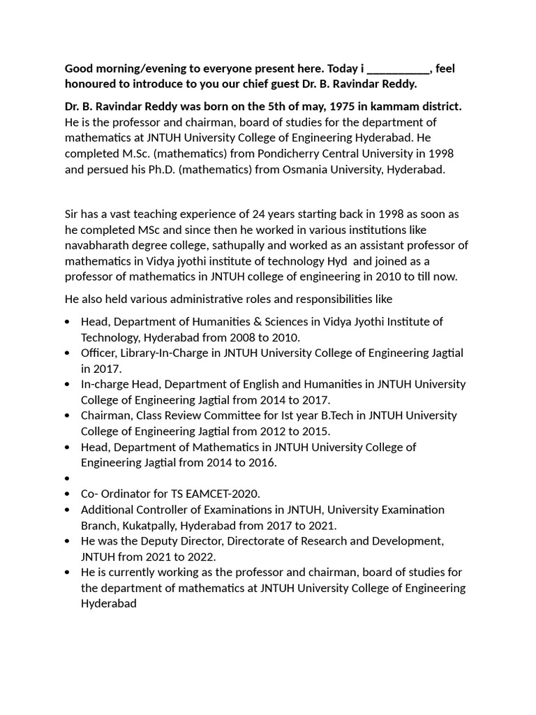 B. Ravindar Reddy | PDF