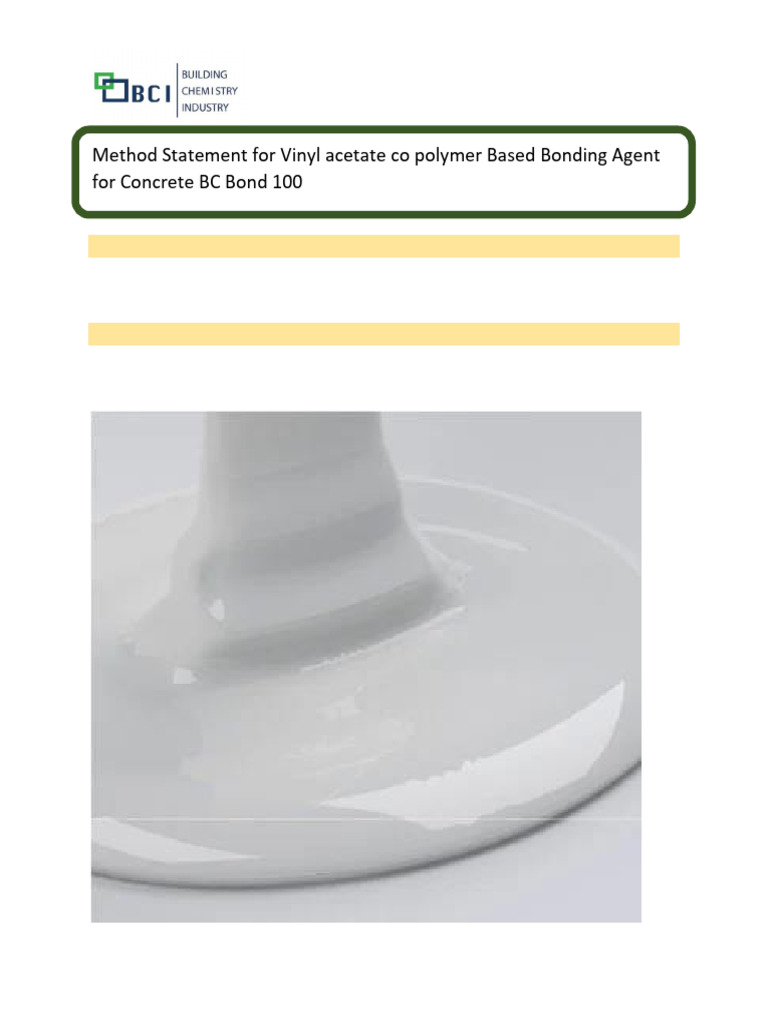 Method BC Bond 100 | PDF