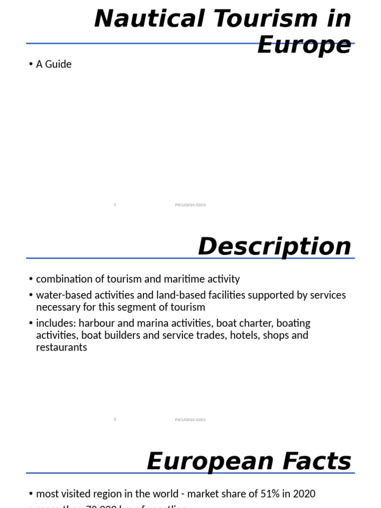 Nautical Tourism in Europe | PDF | Tourism | Travel