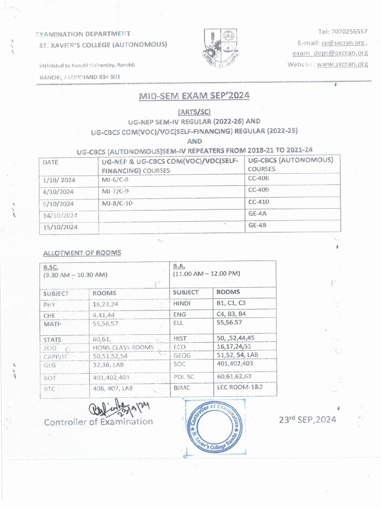 Mid Semi v Nep Cbcs 2024 | PDF
