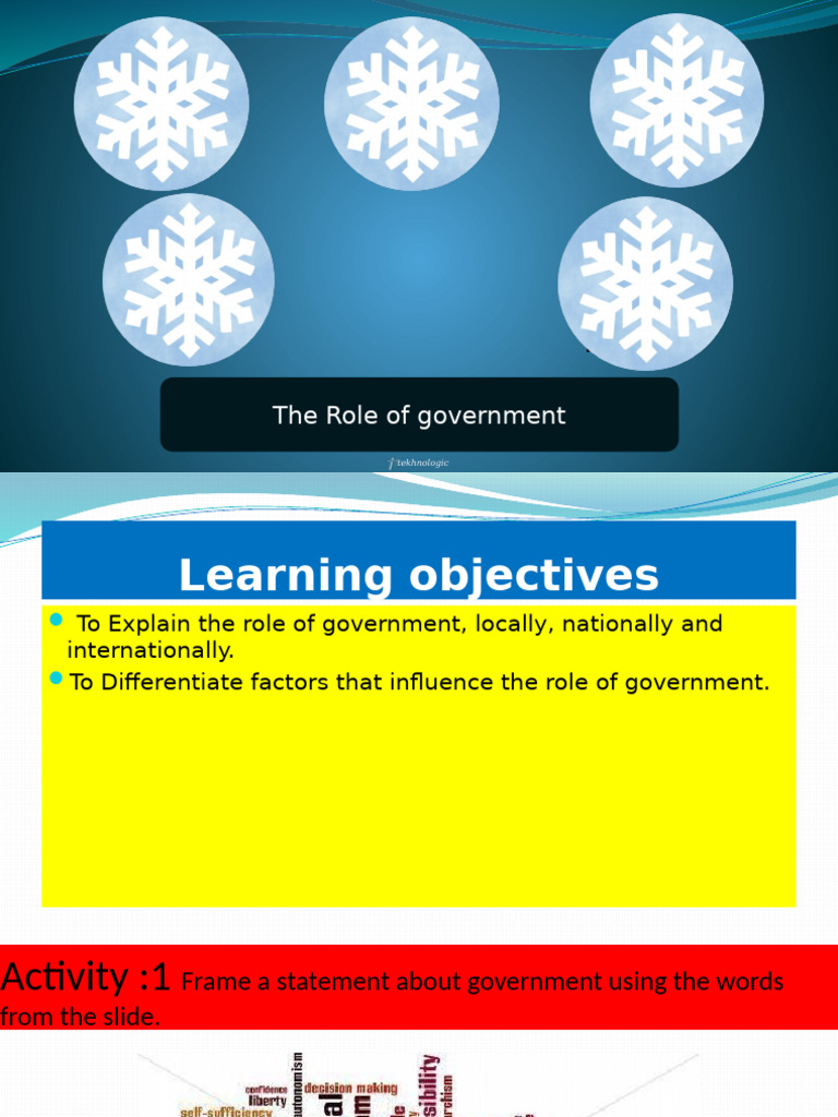 CH 24 The Role of Government | PDF