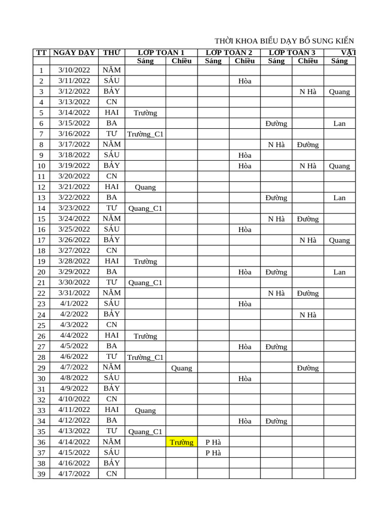1.TKB Day Bu - Chuan | PDF