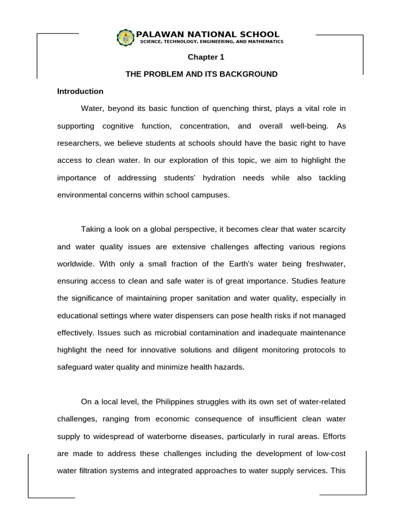 Engineering Field Research Block 2 Chapter 1 | PDF