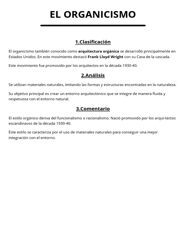 El Organicismo | PDF