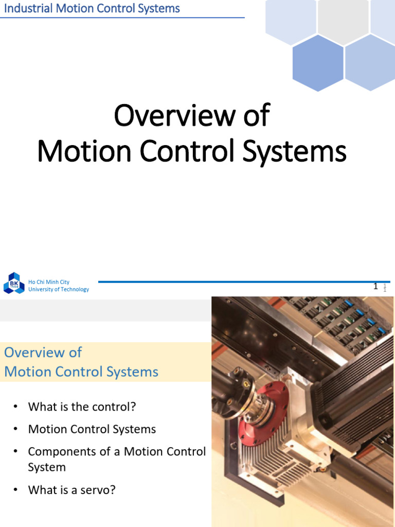 D - Chap 1 - Introduction On Motion Control System | PDF | Servomechanism | Amplifier