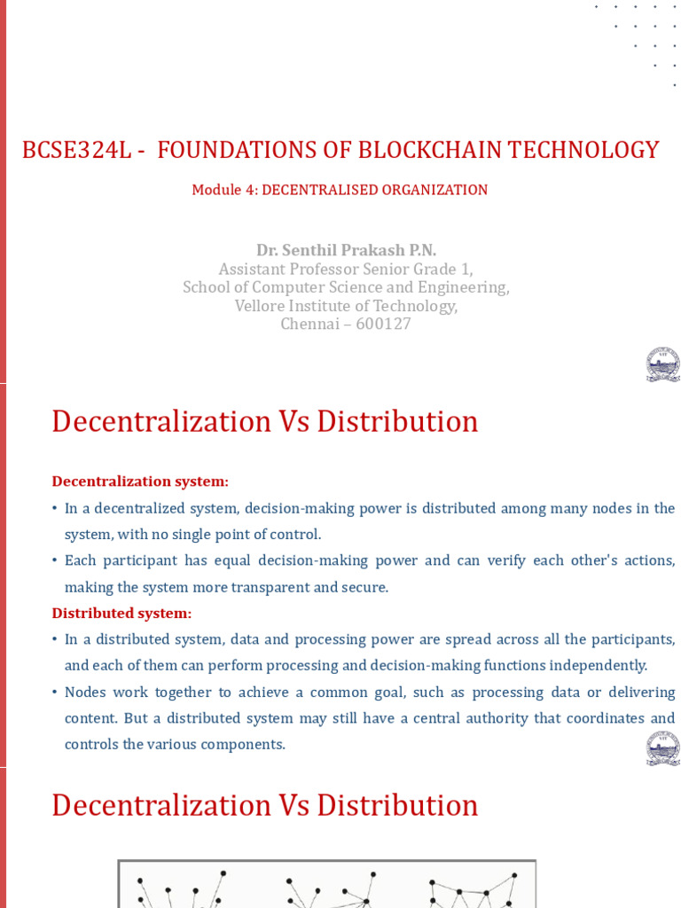 Blockchain Decentralization vs Distribution | PDF | Distributed Computing | Cryptocurrency