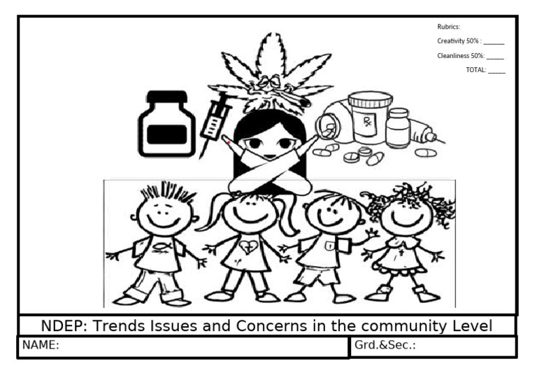 NDEP Coloring Activity | PDF