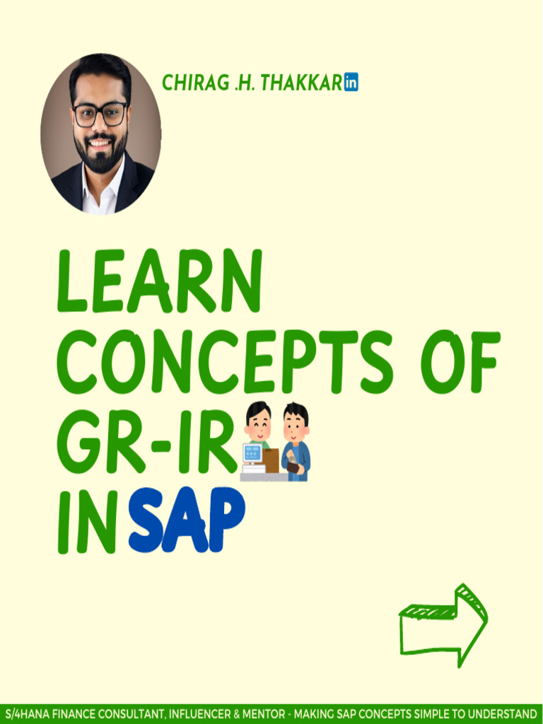 Understanding GR-IR in SAP | PDF