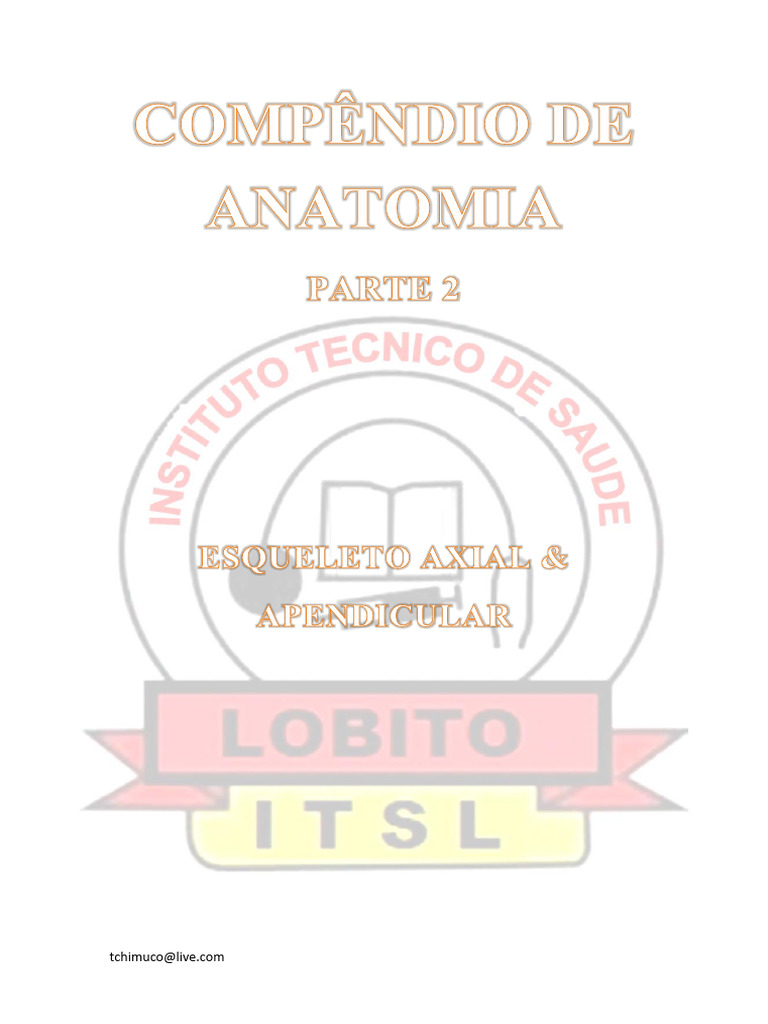 COMPENDIO de ANATOMIA 2 Esqueleto Axial e Apendicular | PDF