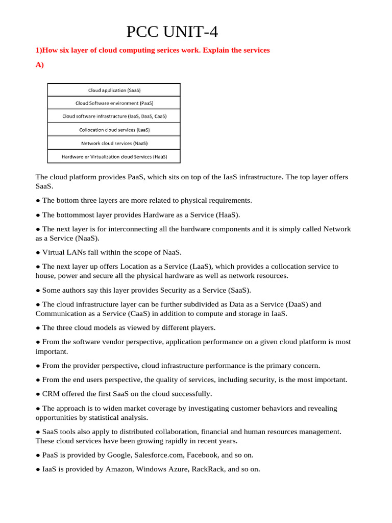PCC UNIT-4 ANSWERS | PDF