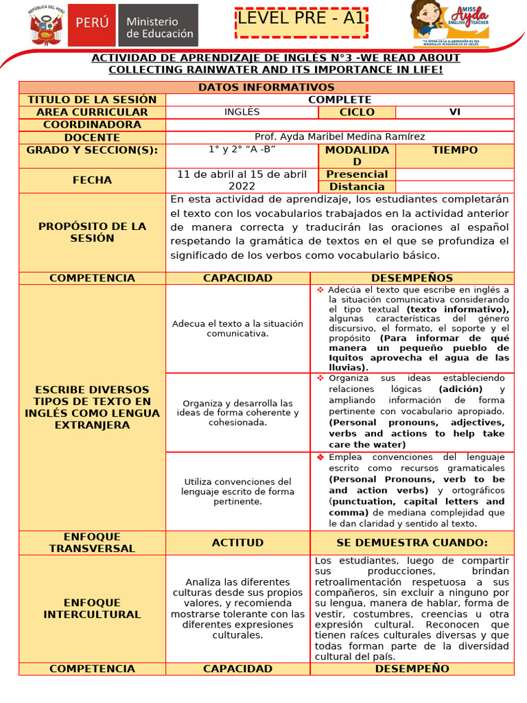 Actividad de Aprendizaje #3 - Prea1 | PDF
