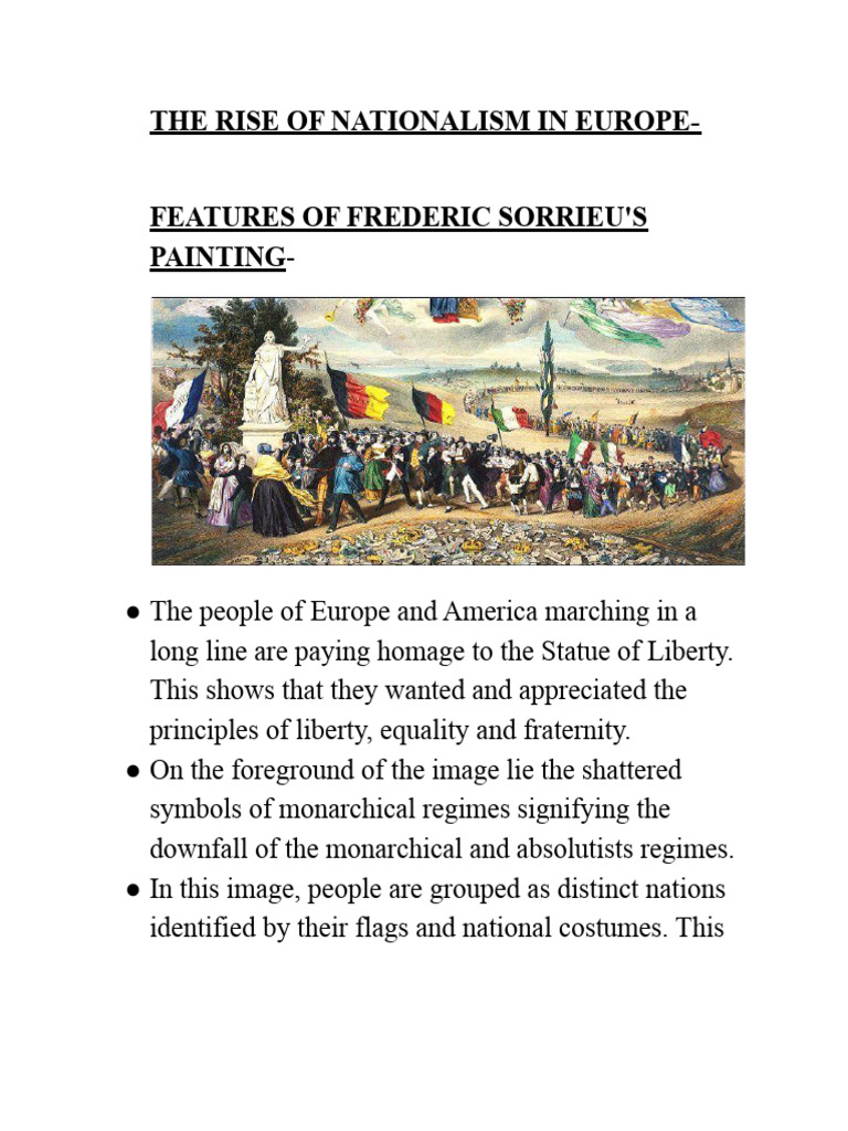 Chapter - 1 - The Rise of Nationalism in Europe | PDF
