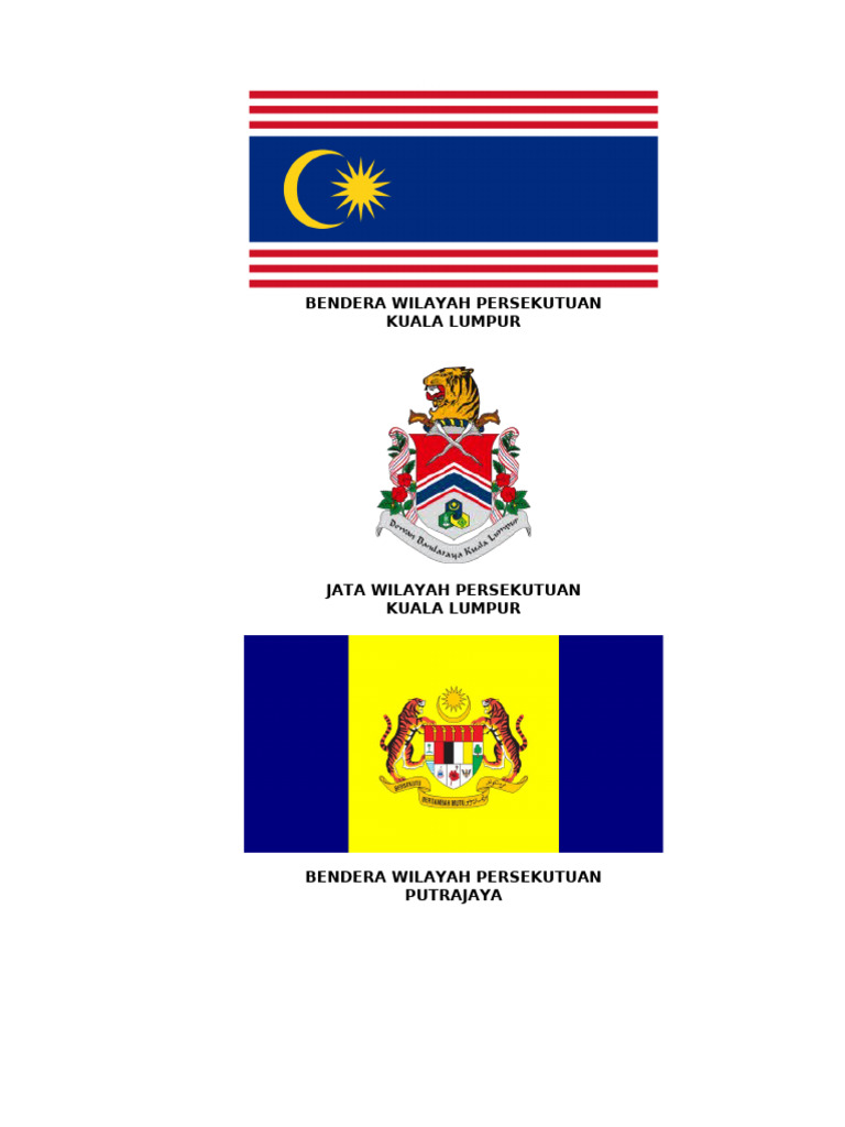 Bendera Dan Jata Wilayah Persekutuan | PDF