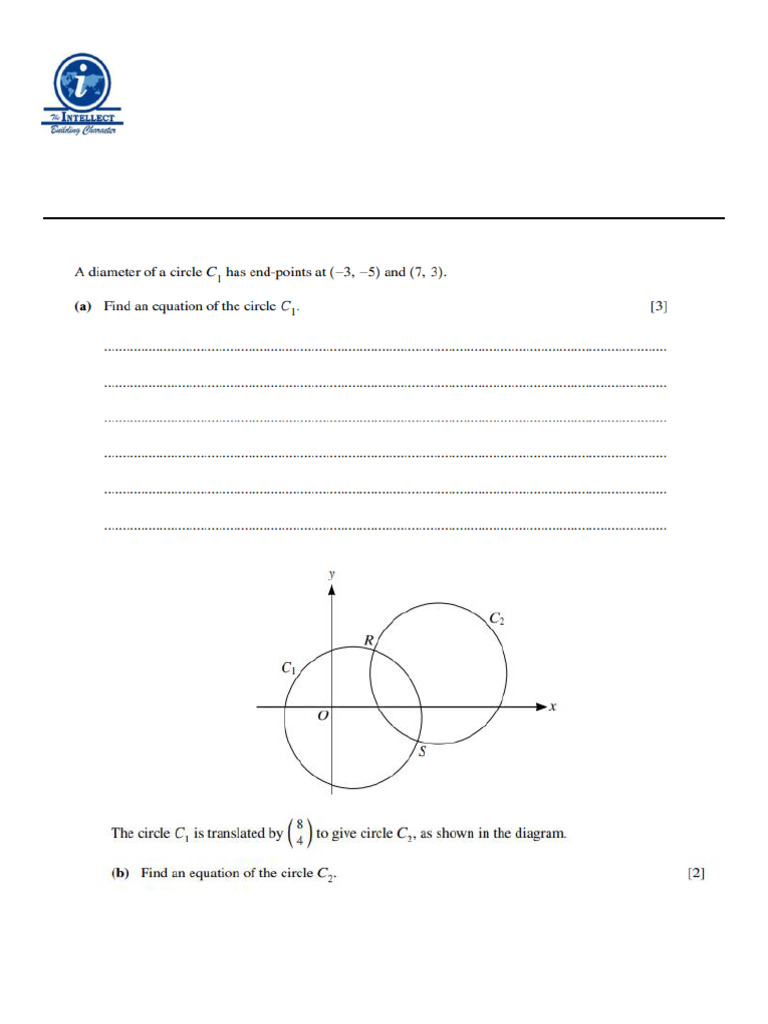 Coordinate Geometry of Circles | PDF