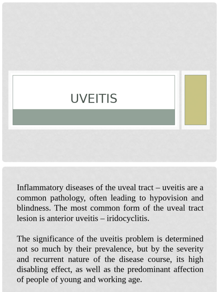 Uveitis | PDF