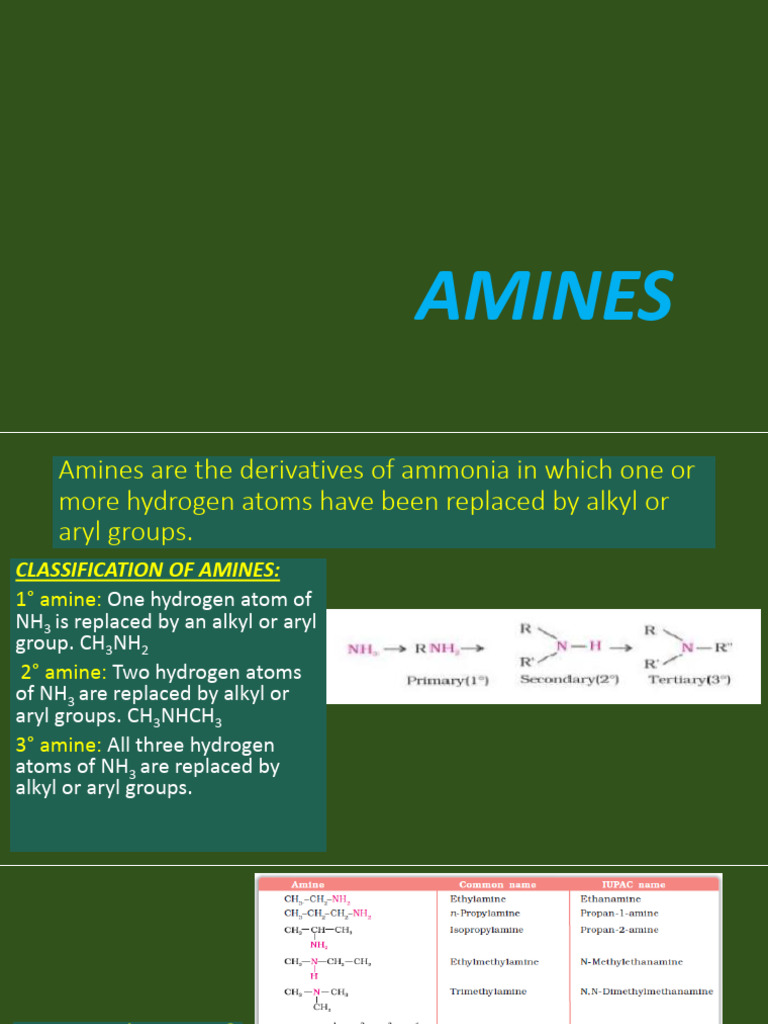 Amines | PDF