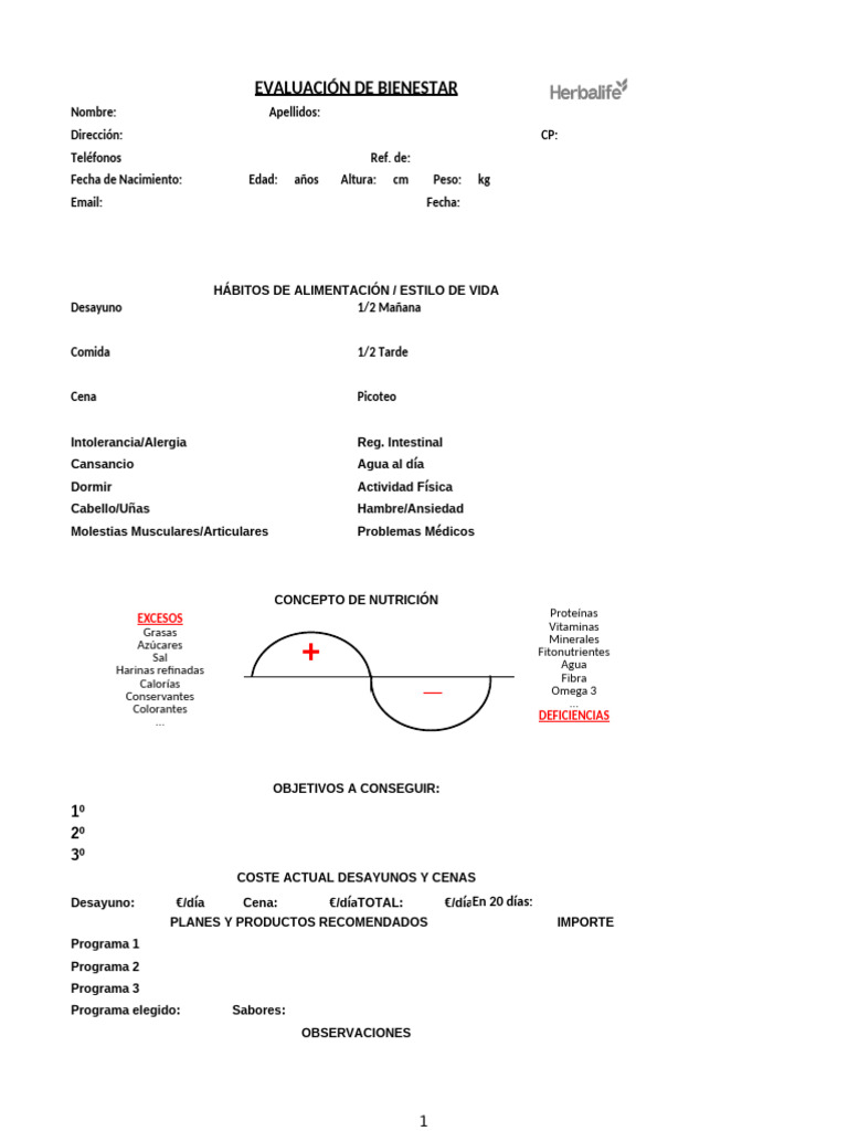 Evaluación de Bienestar Nov. 2023 Sin Lodp | PDF