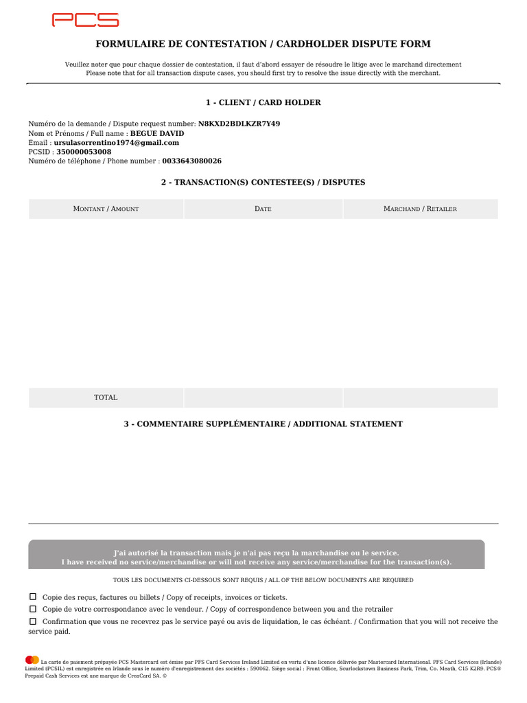 PDF Contestation | PDF