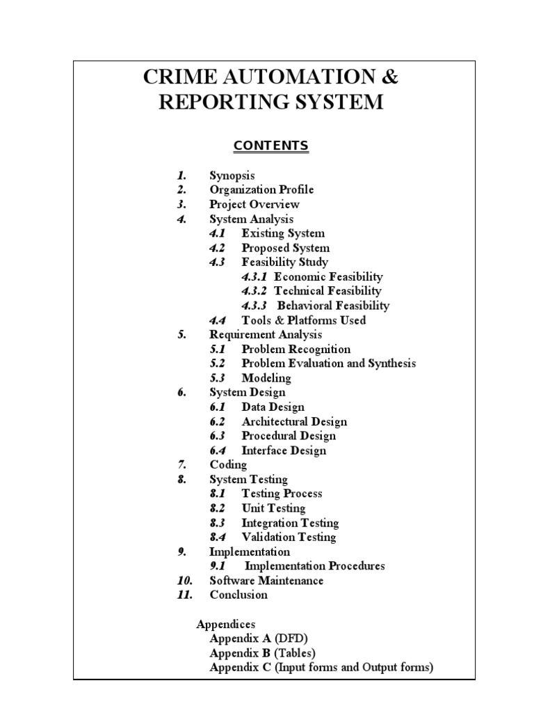 Crime Records Management System A ASP - Net Project | PDF | Software ...