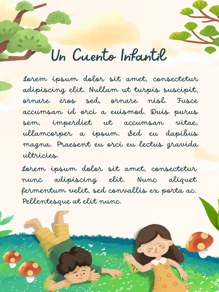 Infantil Crema y Beis | PDF