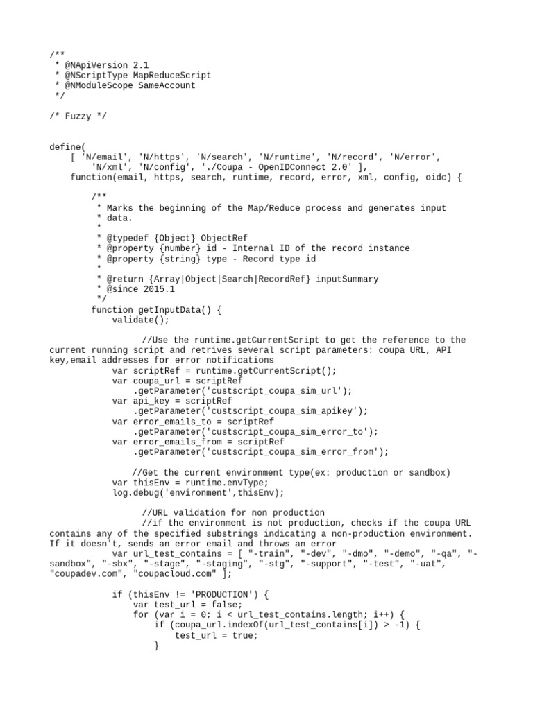 Coupa Vendor Script | PDF