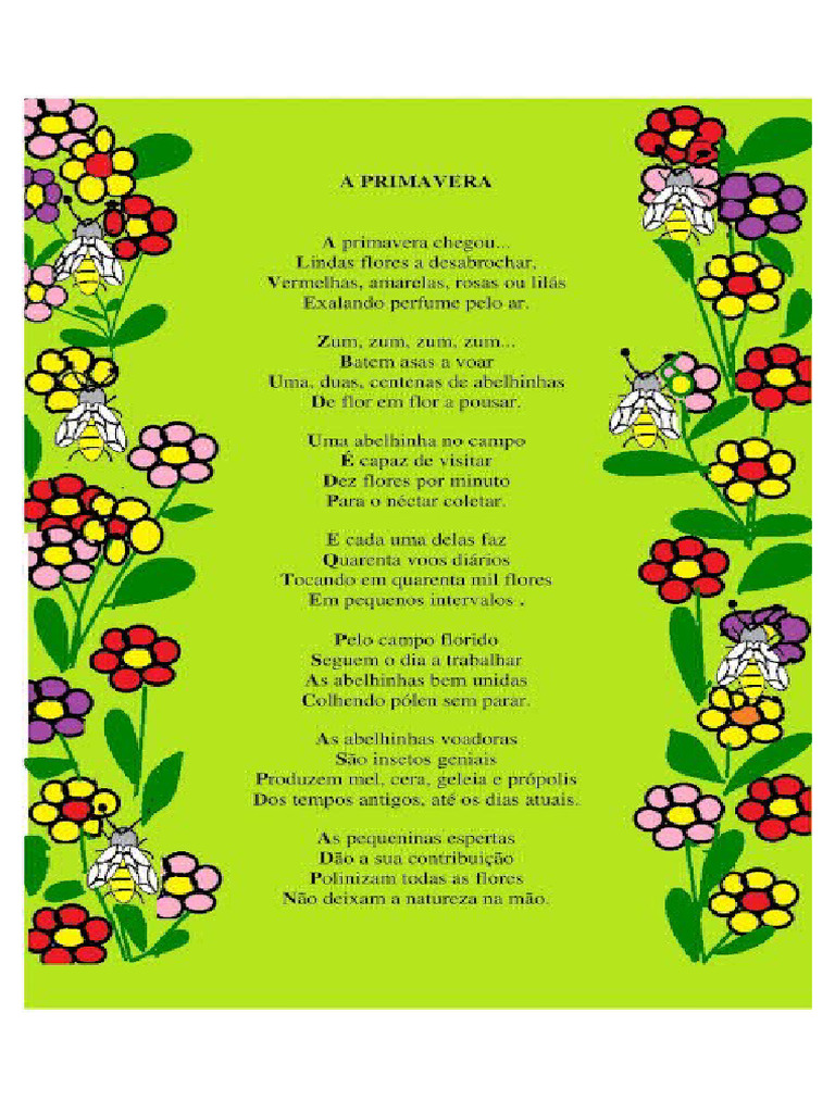 Poema Da Primavera | PDF