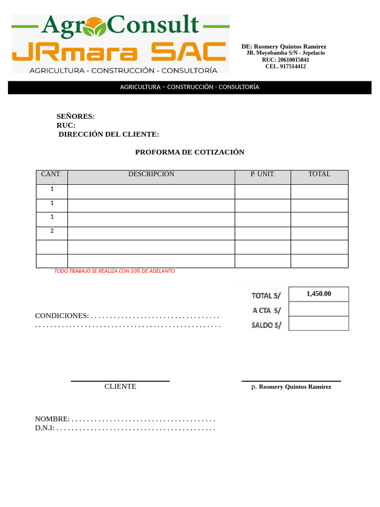 Agro Consult JR Mara | PDF