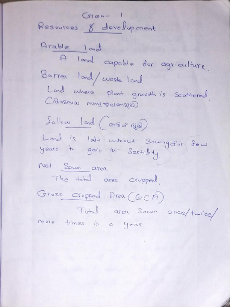 GEOGRAPHY CHAPTER 1 | PDF