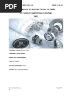 Technical Drawing SBA Sample | PDF | Technical Drawing